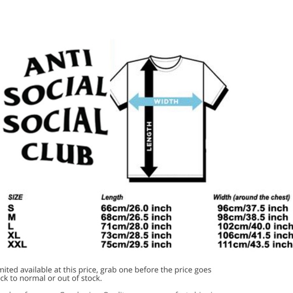 Anti Social Social Club | Shirts | Anti Social Social Club T Shirt ...